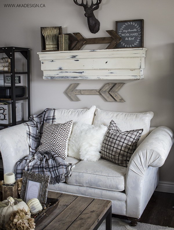 30 Pretty Rustic Living Room Ideas | Styletic