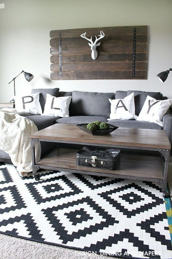 30 Pretty Rustic Living Room Ideas | Styletic