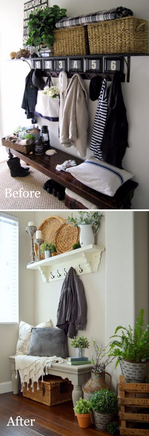 30+ DIY Ideas to Give a Makeover to a Your Entryway | Styletic